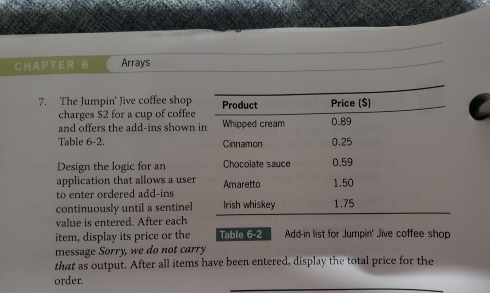 chapter 7 PLD book intro to arrays need a c++ program | Chegg.com
