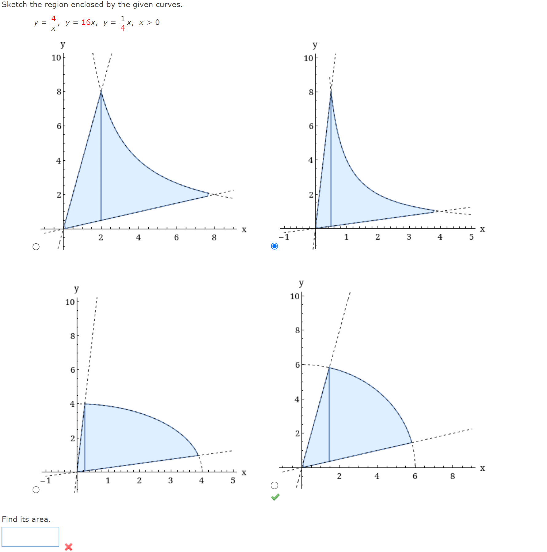 Solved Sketch the region enclosed by the given | Chegg.com
