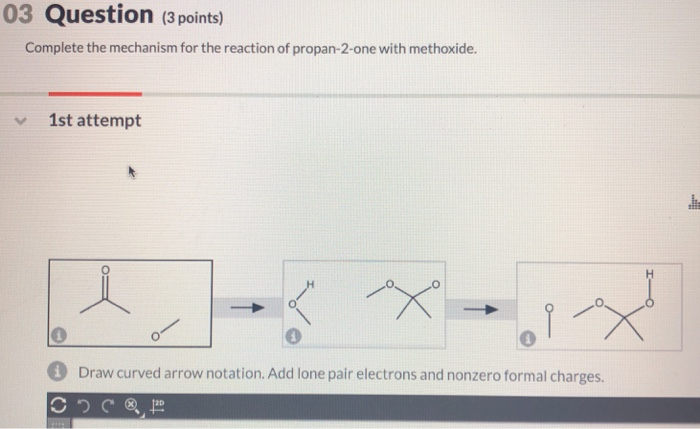 Solved 03 Question (3 points) Complete the mechanism for the | Chegg.com