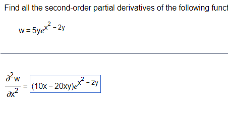 Solved Find all the second-order partial derivatives of the | Chegg.com