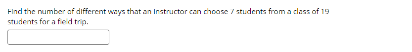 Solved Find the number of different ways that an instructor | Chegg.com