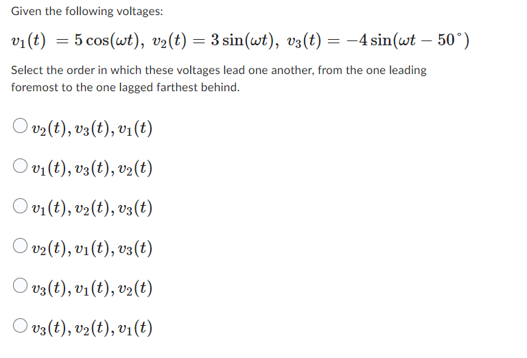 Solved The complex exponential forcing function in a circuit | Chegg.com