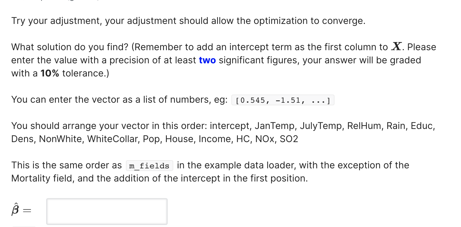 Solved Try your adjustment, your adjustment should allow the | Chegg.com