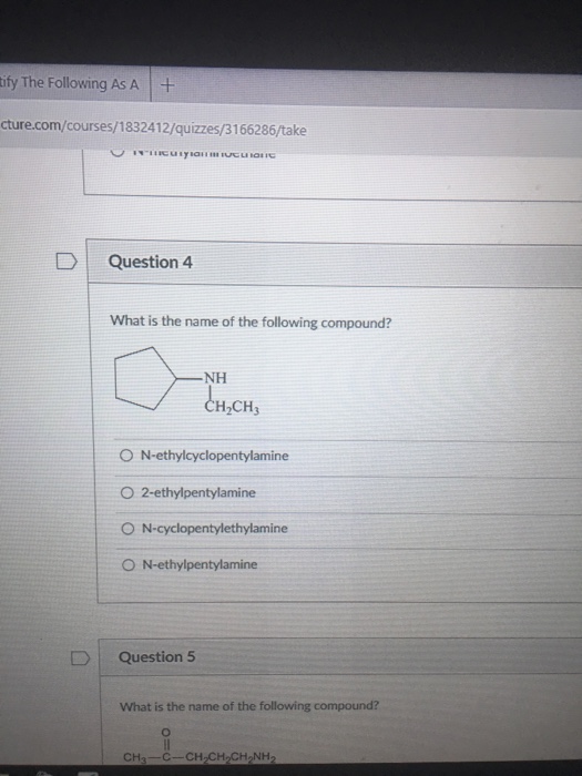Solved Question 1 Identify the following as a primary, | Chegg.com