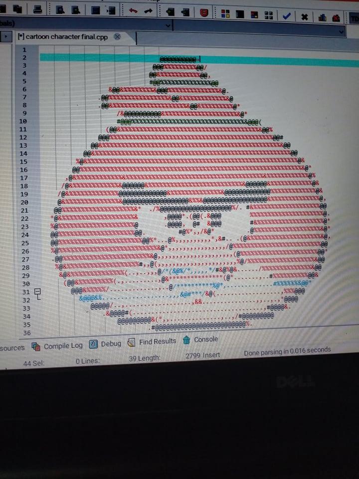 Solved #8. Make a design of your favorite cartoon character | Chegg.com