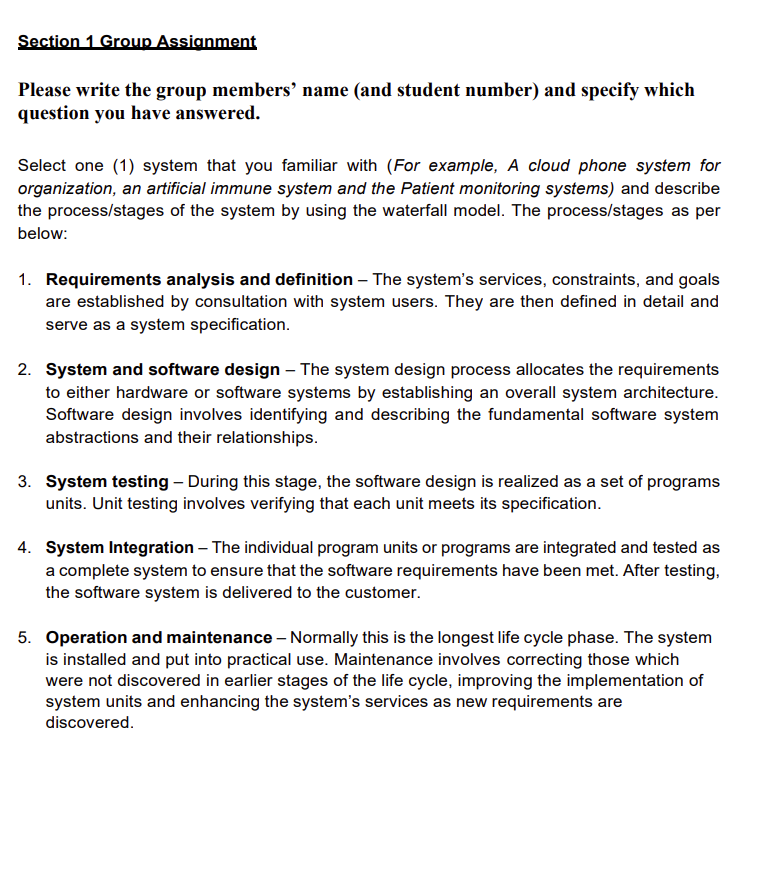 Solved Submit your assignment in hard copy. Make sure the | Chegg.com