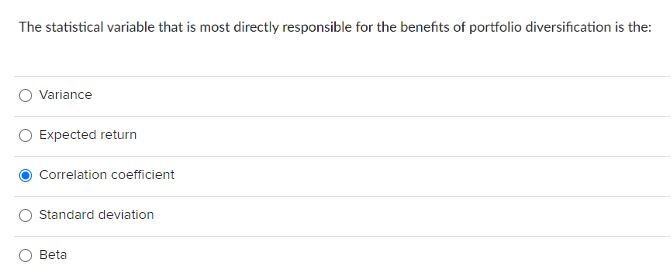 Solved The statistical variable that is most directly | Chegg.com