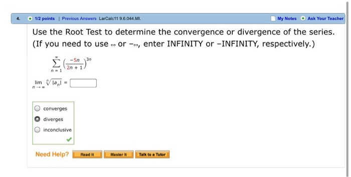 Solved 4. 1/2 points | Previous Answers LarCalc11 9.6.044.MI | Chegg.com Solved 4. 1/2 points | Previous Answers LarCalc11 9.6.044.MI | Chegg.com