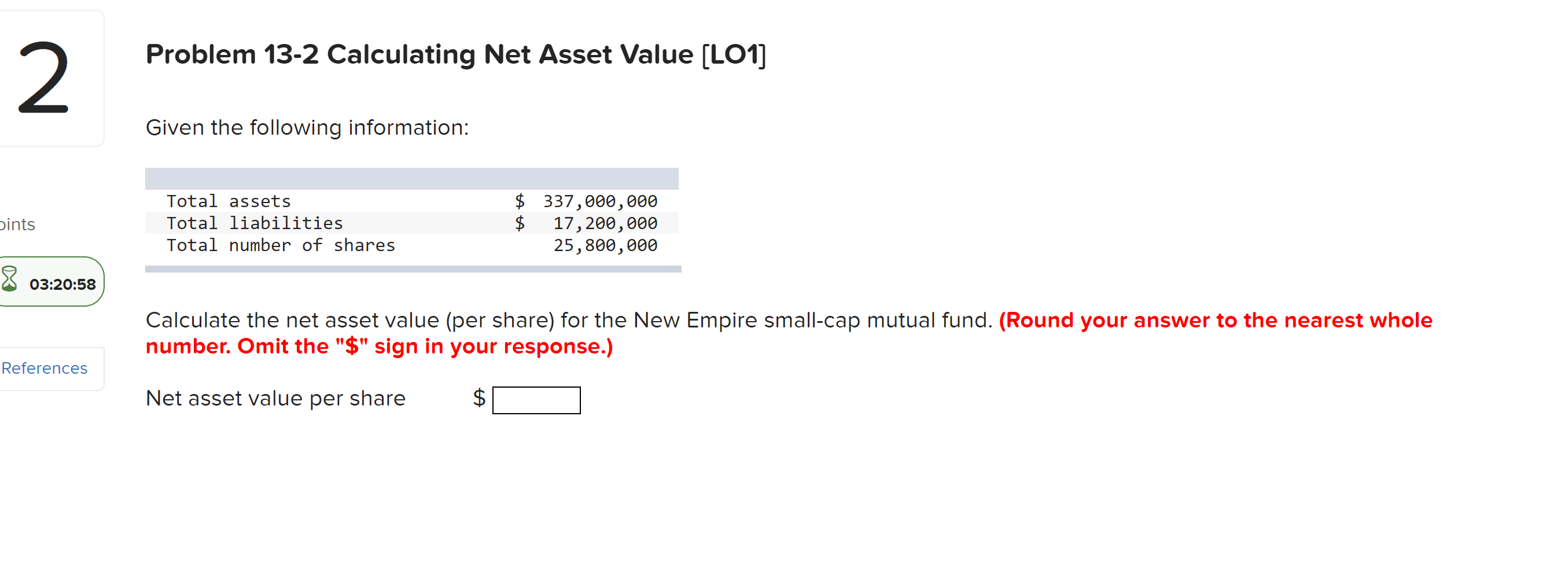 Solved 2 Problem 13-2 Calculating Net Asset Value [LO1] | Chegg.com