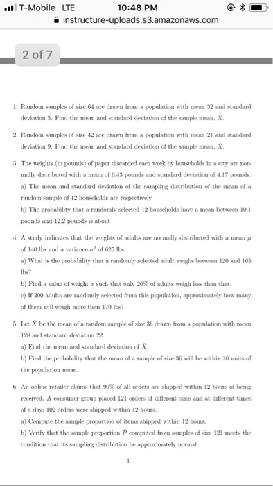Solved l T-Mobile LTE 10:48 PM | Chegg.com