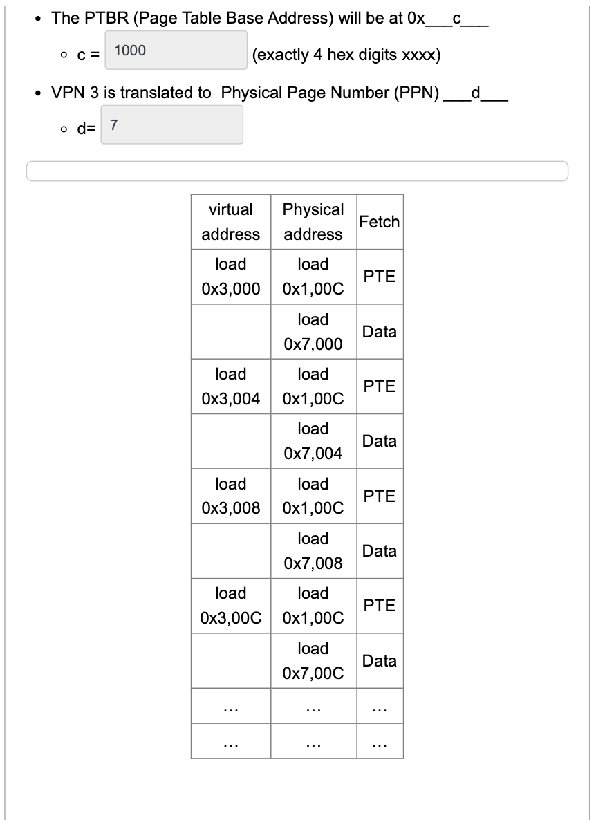 Solved Question 16 183 Pts Page Table Consider The 