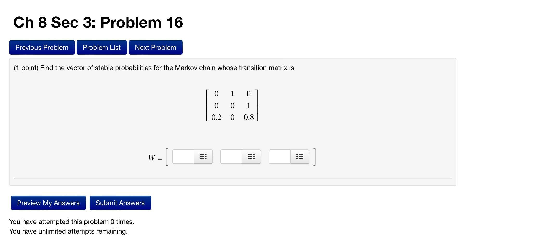 Solved Ch 8 Sec 3: Problem 16 Previous Problem Problem List | Chegg.com