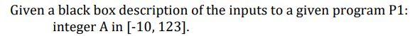 Solved Given a black box description of the inputs to a | Chegg.com