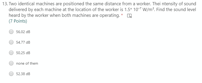 Solved 13. Two identical machines are positioned the same | Chegg.com
