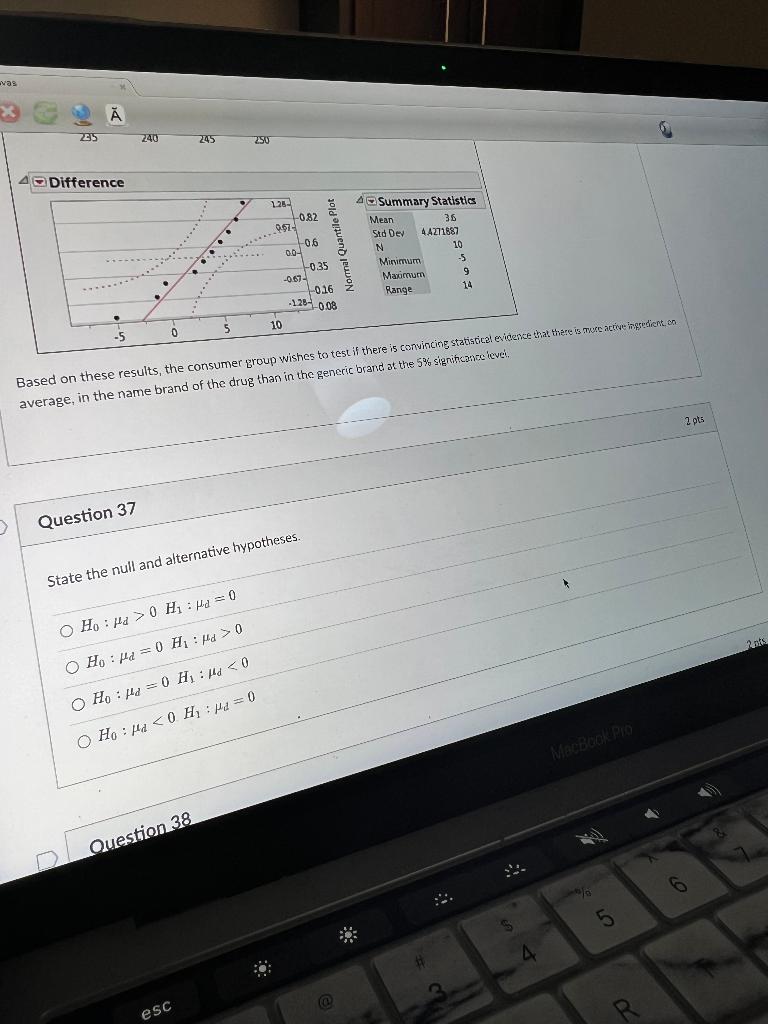 Solved Use the following information to answer questions | Chegg.com