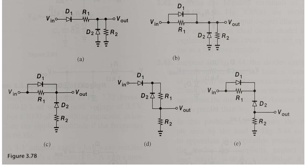 Solved 3.26. Plot the currents flowing through R1 and D1 as | Chegg.com