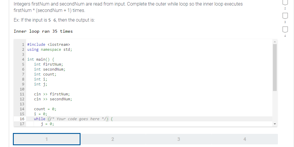 Solved Integers firstNum and second Num are read from input. | Chegg.com