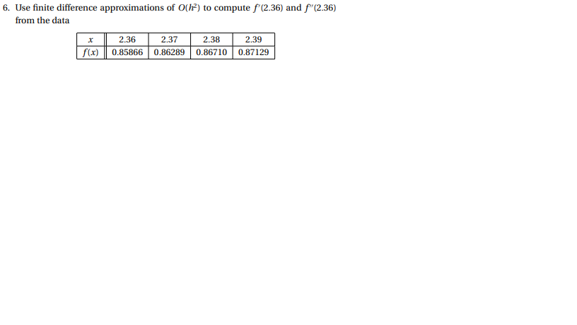 Solved By using Matlab, use finite difference approximations | Chegg.com
