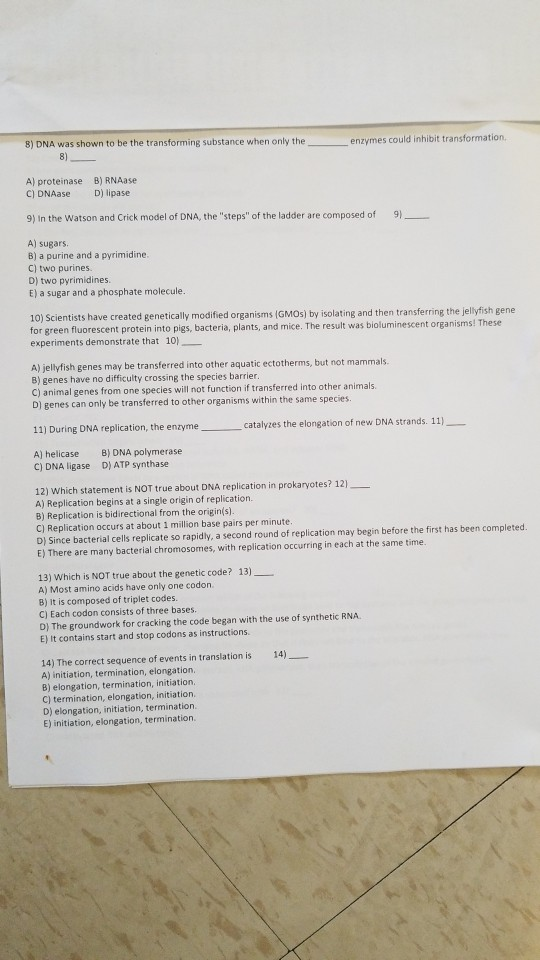 Solved Biology Answer all questions 1) What is the blending | Chegg.com