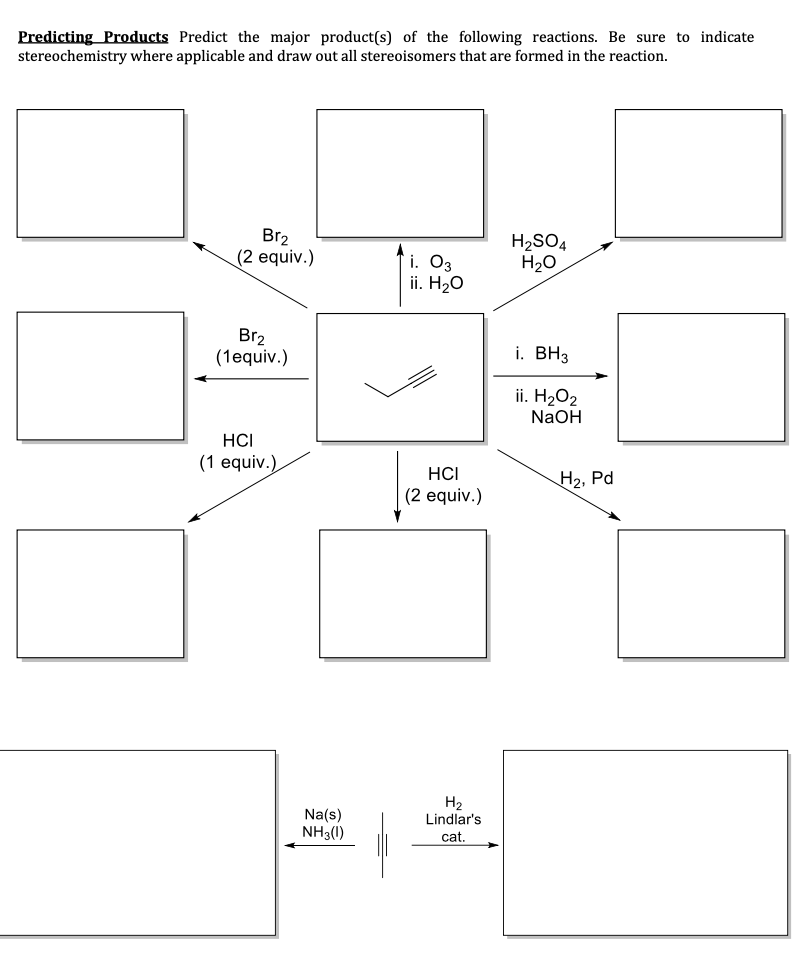 Solved Predicting Products Predict the major product(s) of | Chegg.com