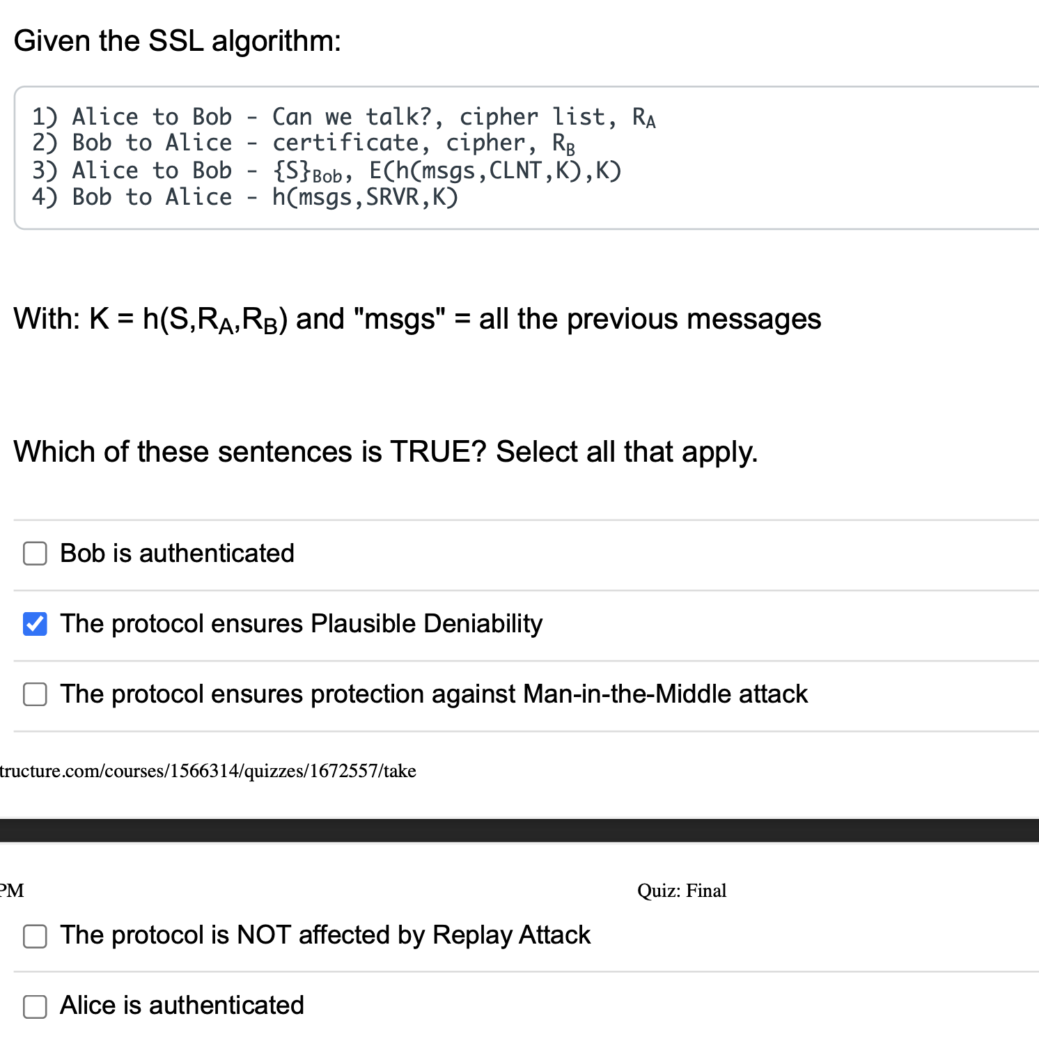 Solved With: \\( \\mathrm{K}=\\mathrm{h}\\left(\\mathrm{S}, | Chegg.com