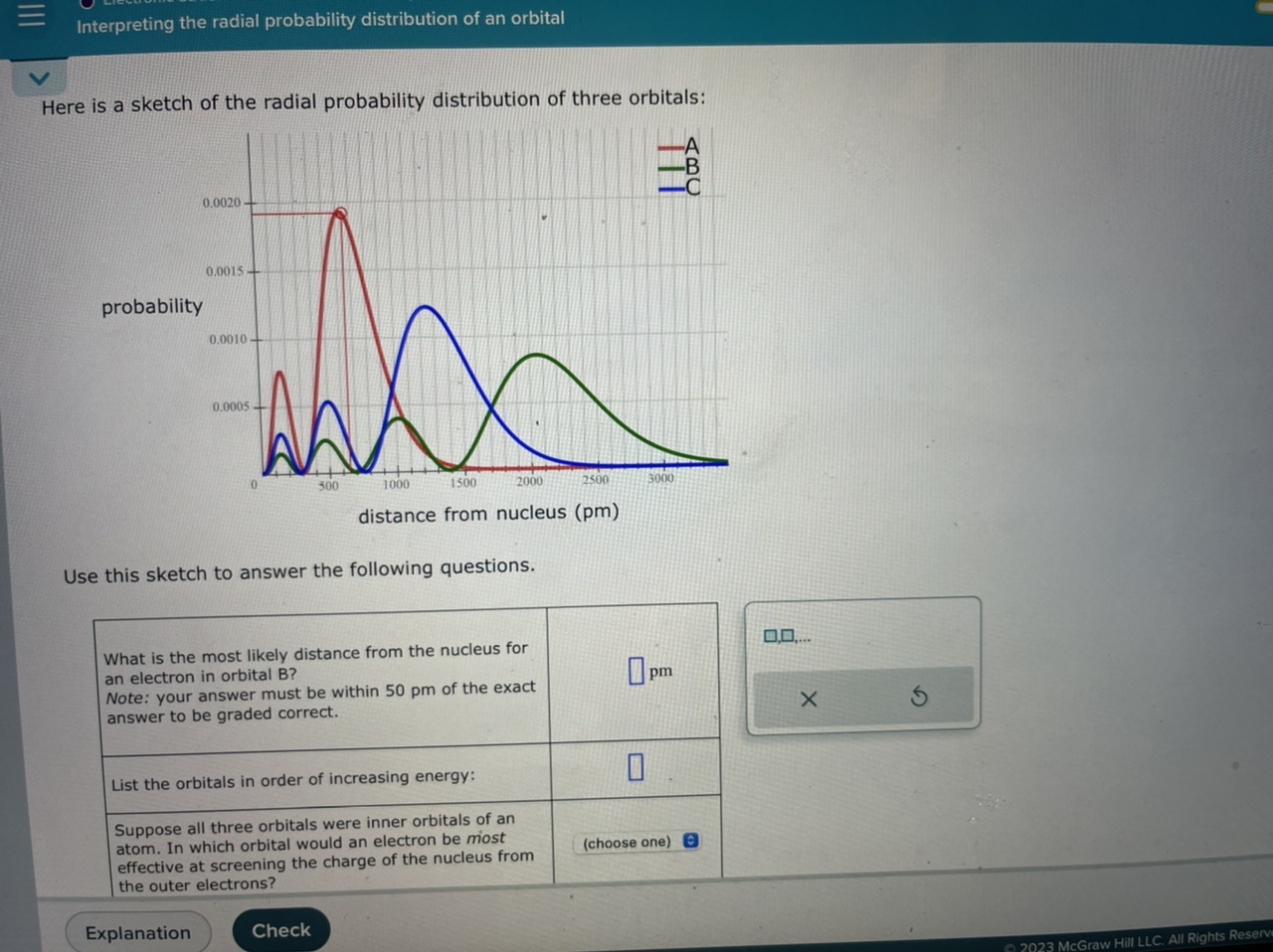 Solved Here is a sketch of the radial probability | Chegg.com