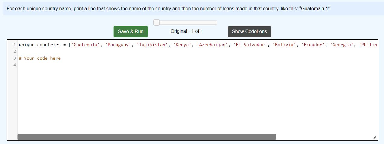 Solved loan_amount = [1250.0, 500.0, 1450.0, 200.0, 700.0, | Chegg.com