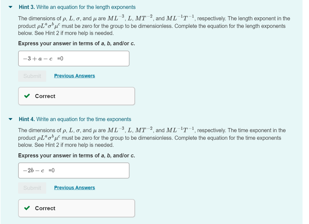 Solved Part B - Construct a dimensionless group Analysis of | Chegg.com
