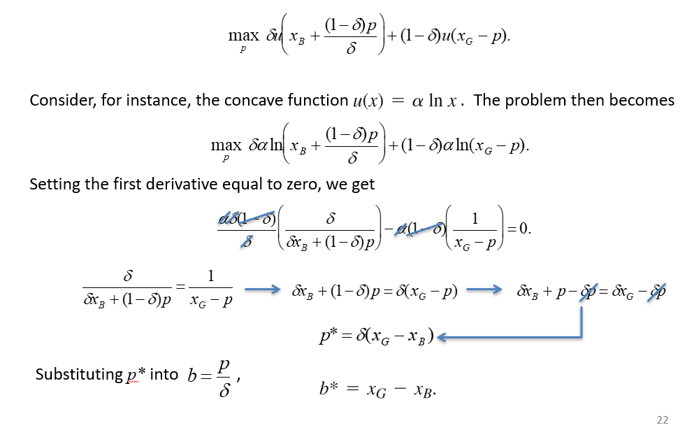 Solved Suppose the function u(x) = x0.5 , where x | Chegg.com