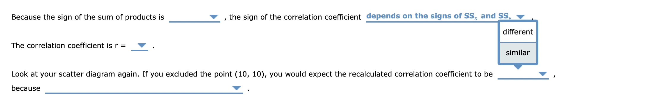 Solved 4. Scatter plots and calculating correlation Suppose | Chegg.com