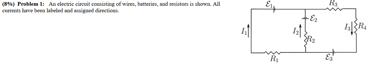 Solved: (8%) Problem 1: An Electric Circuit Consisting Of ... | Chegg.com