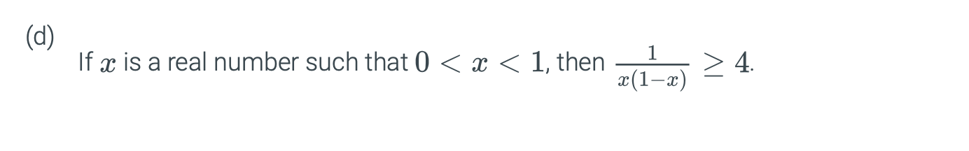 Solved Exercise 2.4.3: Proving algebraic statements with | Chegg.com