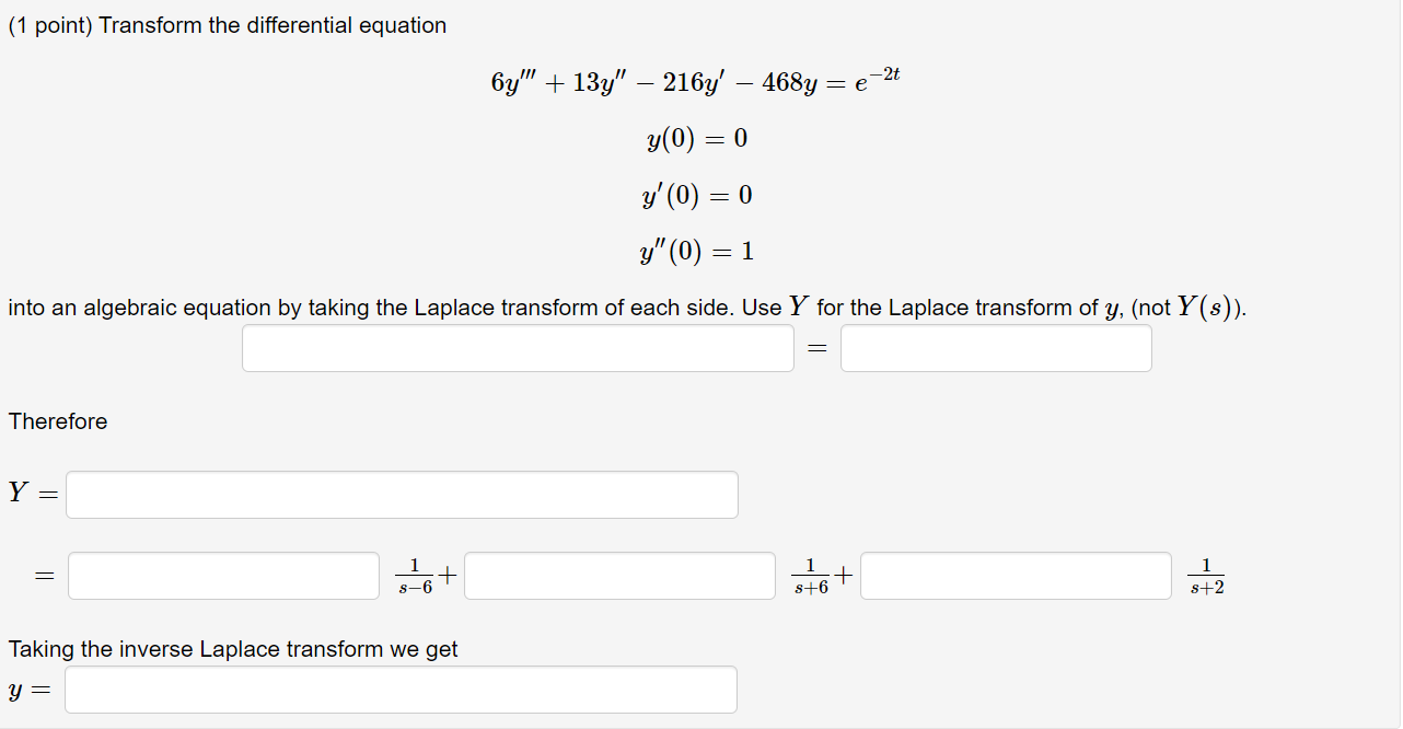 Solved Given the second order initial value problem | Chegg.com