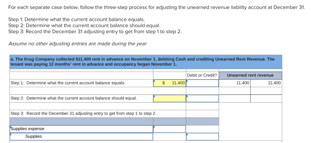 Solved For each separate case below, follow the three-step | Chegg.com