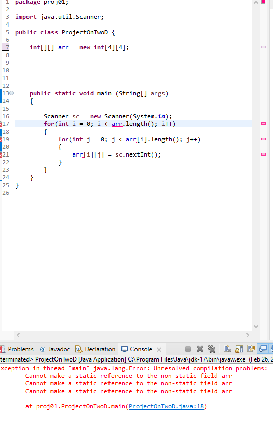 Solved package proj61; 2 3 import java.util.Scanner; 4 5 | Chegg.com