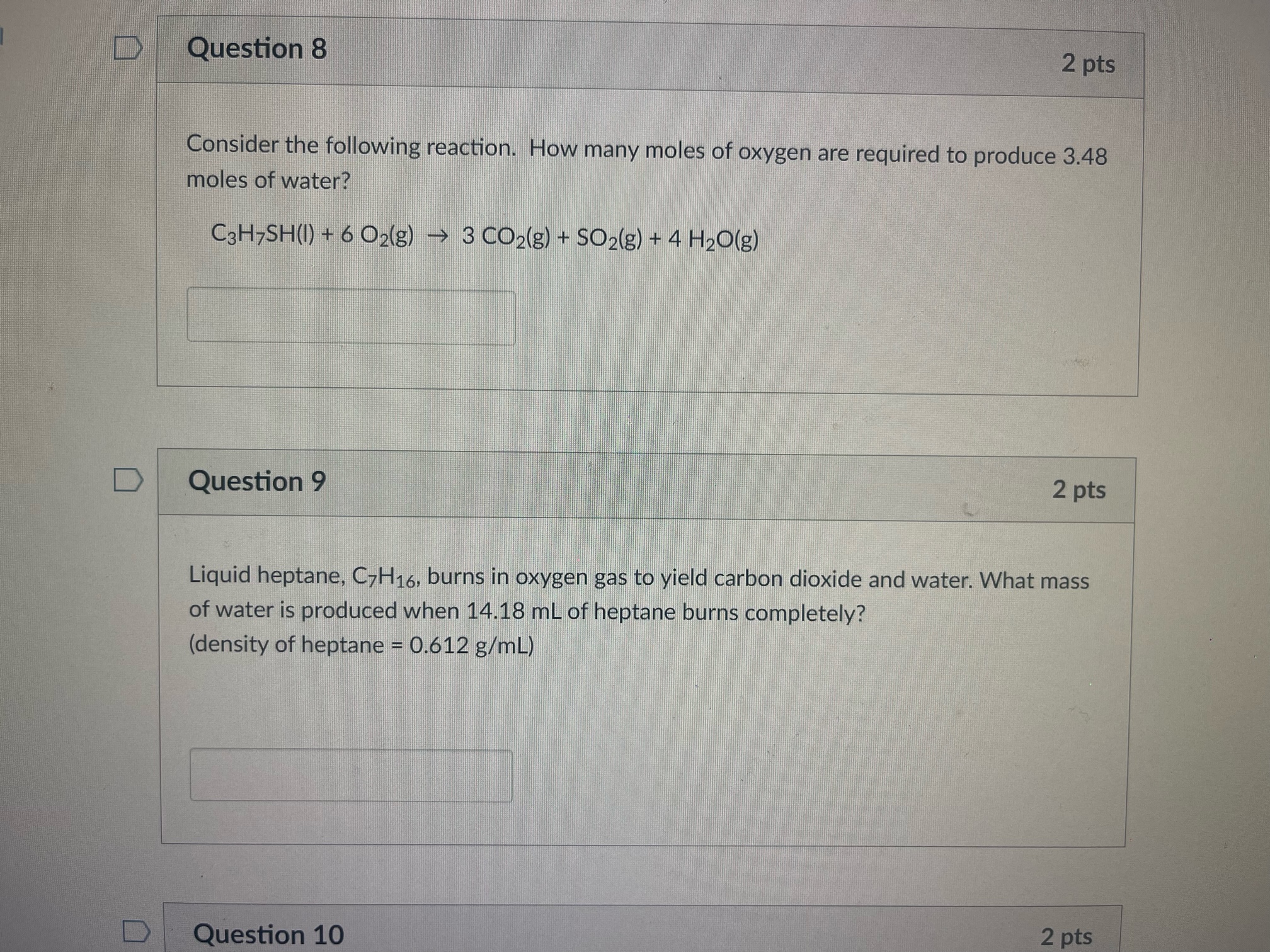 [Solved]: Consider the following reaction. How many moles o