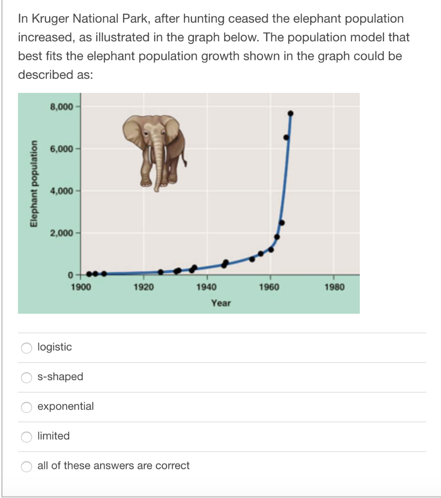 Elephant Population Graph