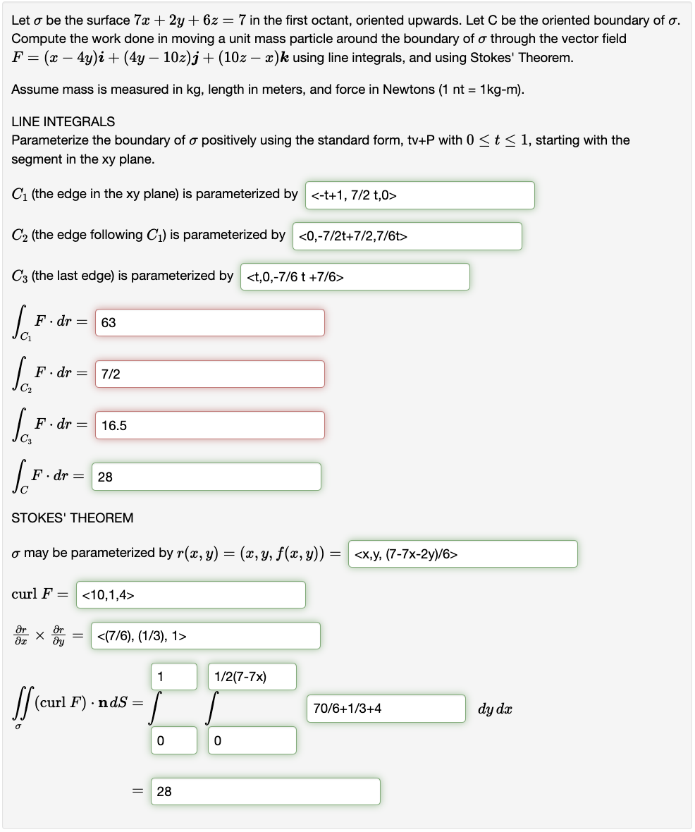 Solved Please give answer to the incorrect cells highlighted | Chegg.com