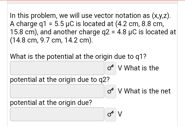 Solved In this problem, we will use vector notation as | Chegg.com