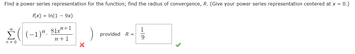 Solved Find a power series representation for the function; | Chegg.com