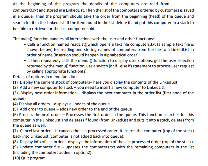 Solved Qn3. Write a complete C program - you must declare | Chegg.com