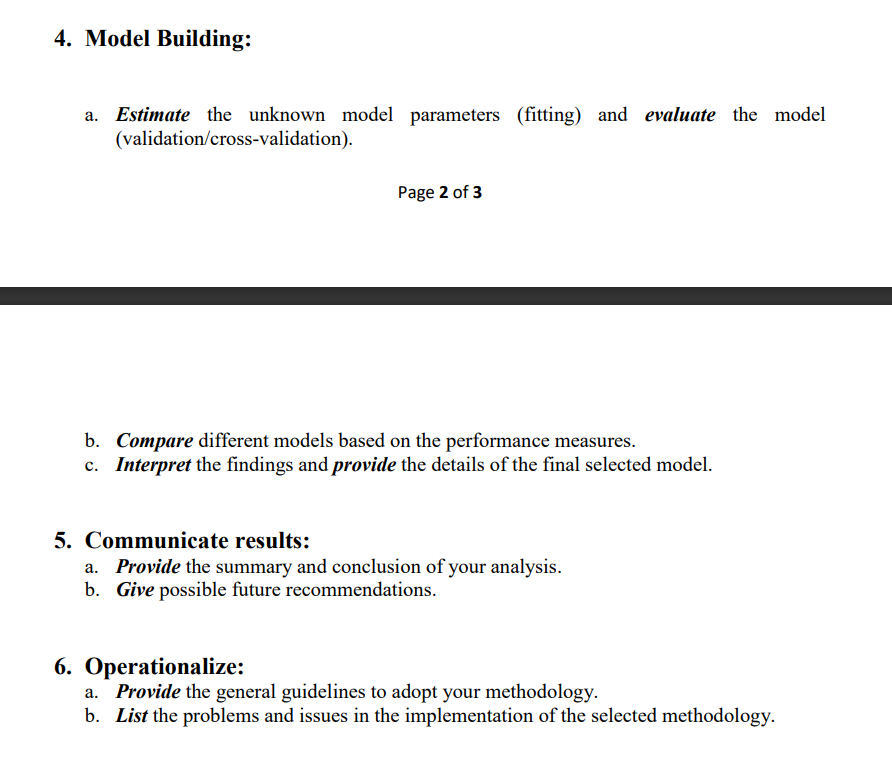 Solved 2. Data Preparation: a. Read the selected data, list | Chegg.com