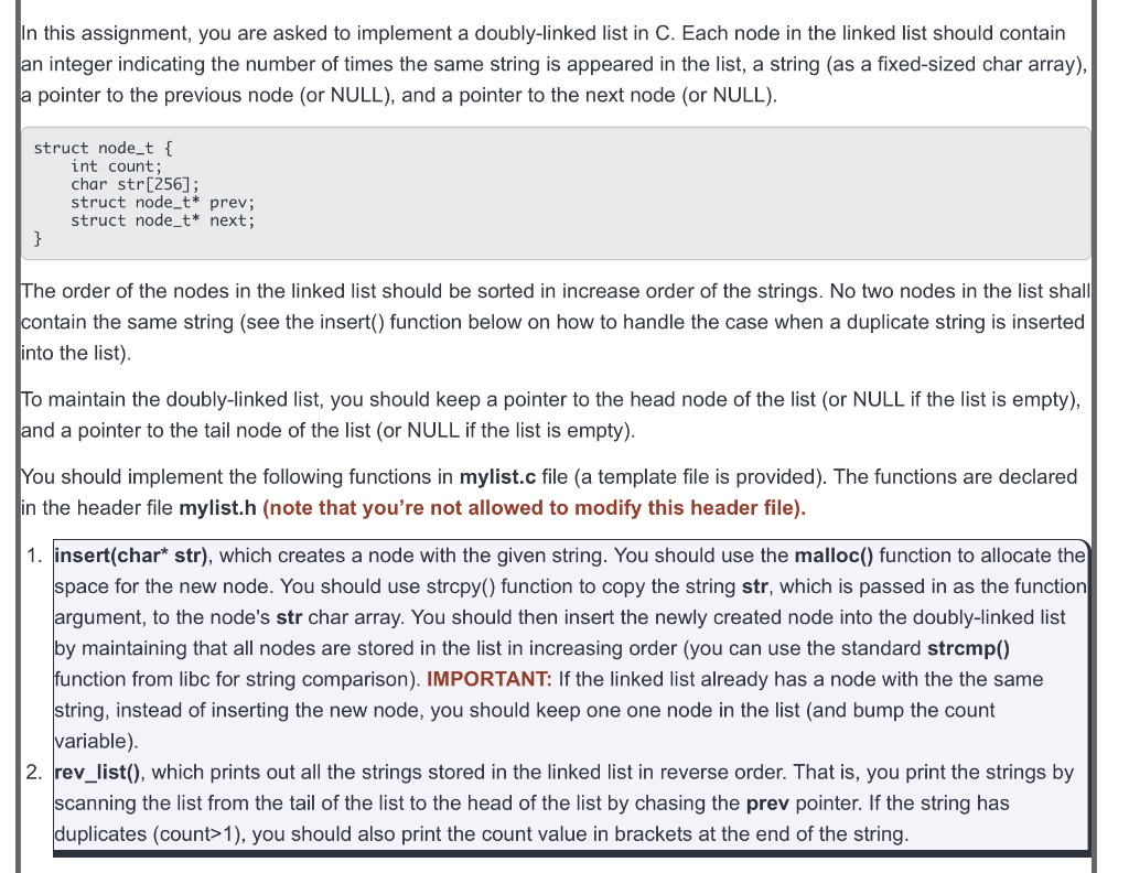Solved In this assignment, you are asked to implement a | Chegg.com