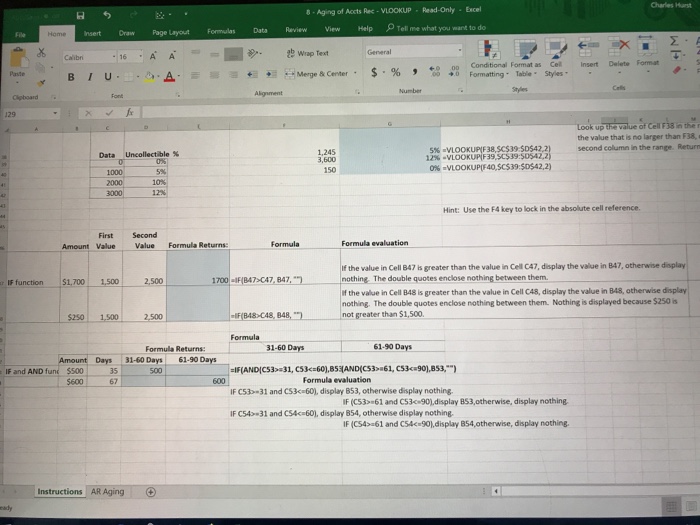 Solved Paste Merge& Center " 00 ?0 Formatting . Table. | Chegg.com