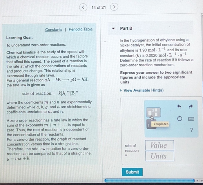 Solved 14 of 21> Constants | Periodic Table ? Part A | Chegg.com