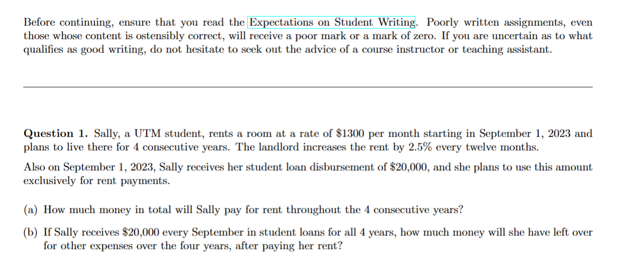 Solved MAKE SURE TO WRITE IT USING PROPER MATH LANGUAGE IN A | Chegg.com