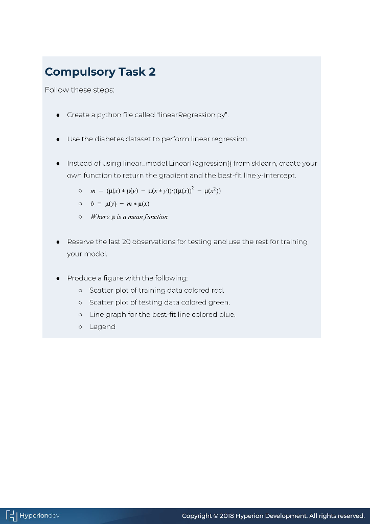 Solved Compulsory Task 2 Follow These Steps • Create A