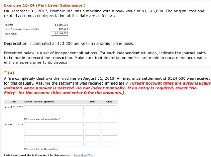 Solved Exercise 10-24 (Part Level Submission) On December | Chegg.com