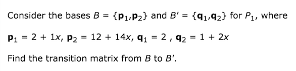 Solved p1,P2 and B' = {q1,q2} for P1, where Consider the | Chegg.com