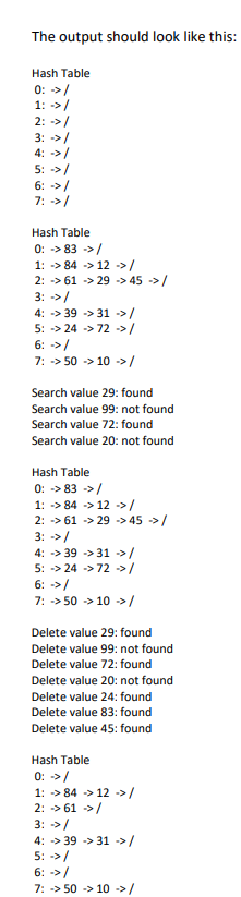 Problem 3 [ 2pt] Hash table implementation. Attached | Chegg.com